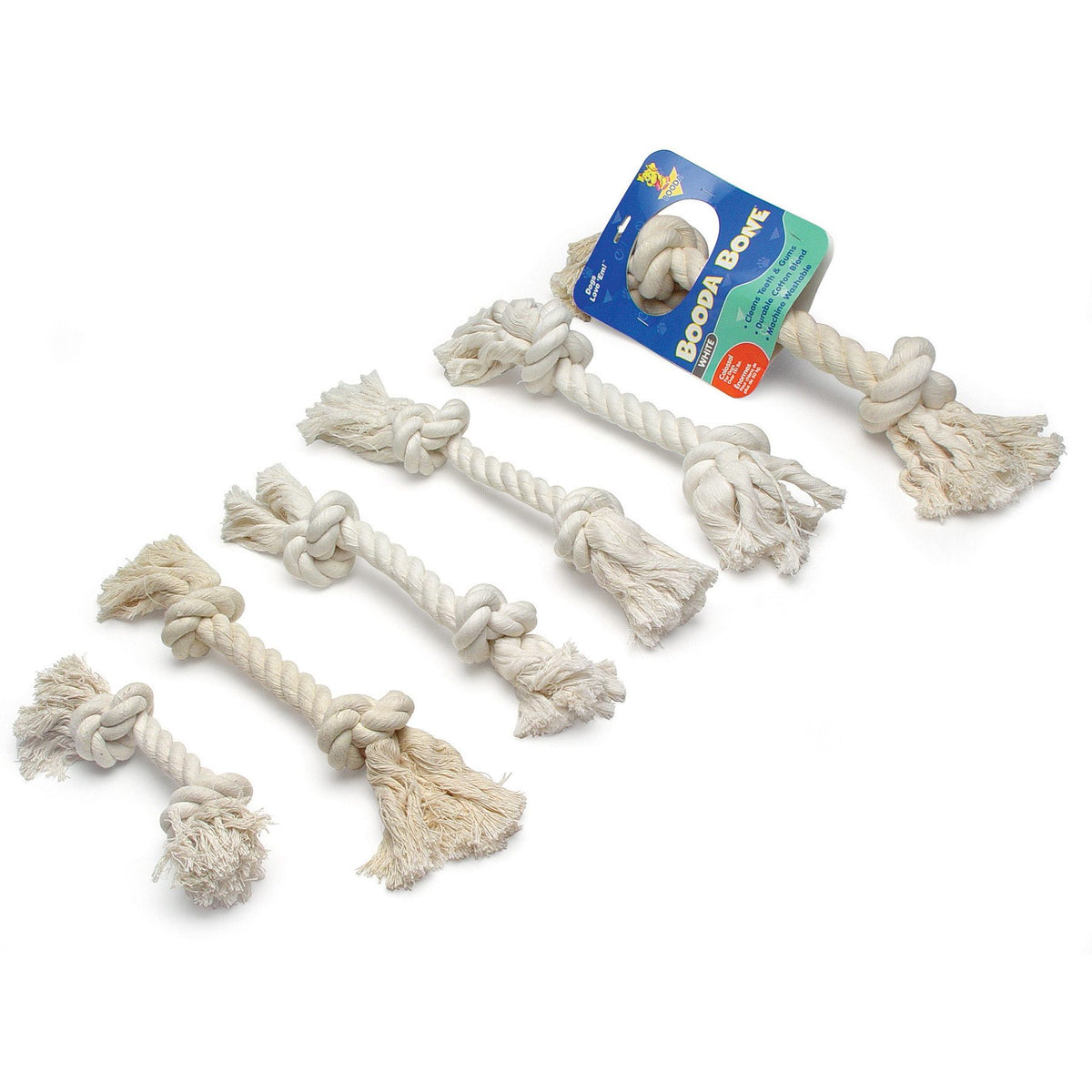 Booda 2 Knot Rope Bone – Pet Crates Direct