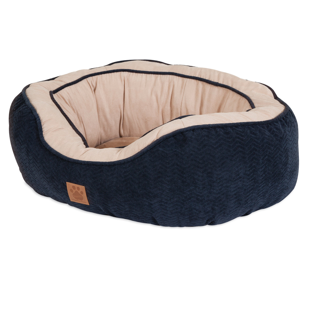 SnooZZy Chevron Gusset Daydreamer Navy Bed – Pet Crates Direct